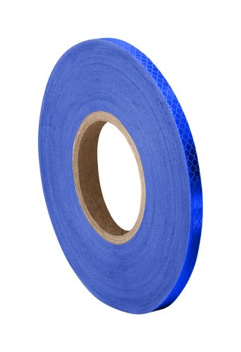 3M 3435 Blue Micro Prismatic Sheeting Reflective Tape, 0.125" x 50 yd (1 Roll)