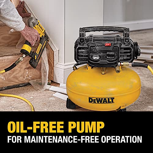 DEWALT Pancake Air Compressor, 6 Gallon, 165 PSI (DWFP55126),Multi