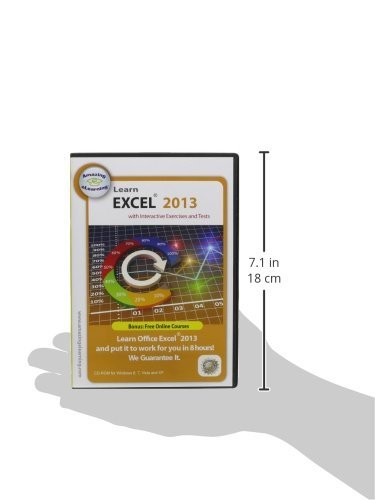 Learn Microsoft Excel 2013 Interactive Training CD Course