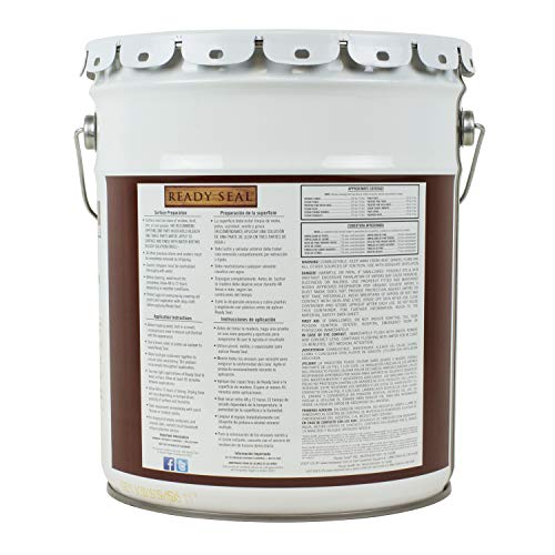 Ready Seal 515 5-Gallon Pail Pecan Exterior Wood Stain and Sealer