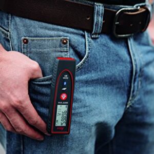 Leica DISTO E7100i 200ft Laser Distance Measure with Bluetooth, Black/Red