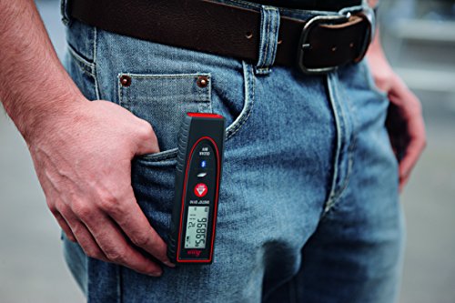 Leica DISTO E7100i 200ft Laser Distance Measure with Bluetooth, Black/Red