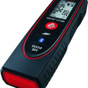 Leica DISTO E7100i 200ft Laser Distance Measure with Bluetooth, Black/Red