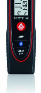 Leica DISTO E7100i 200ft Laser Distance Measure with Bluetooth, Black/Red