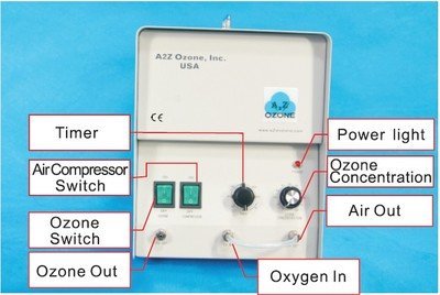 A2Z Ozone MP-8000 Ozone Generator, 9.8x15x10 inches