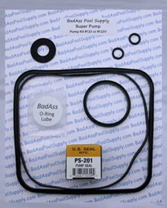 badass pool supply o-ring rebuild repair kit for hayward super pump, used on all models