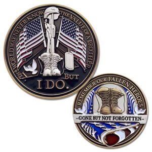 fallen hero challenge coin · fallen soldier memorial challenge coin