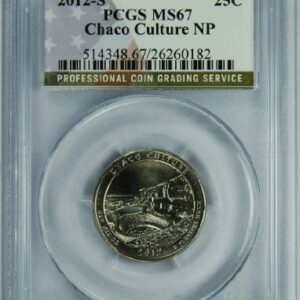 2012 S Chaco Culture National Park Quarter BM PCGS MS-67