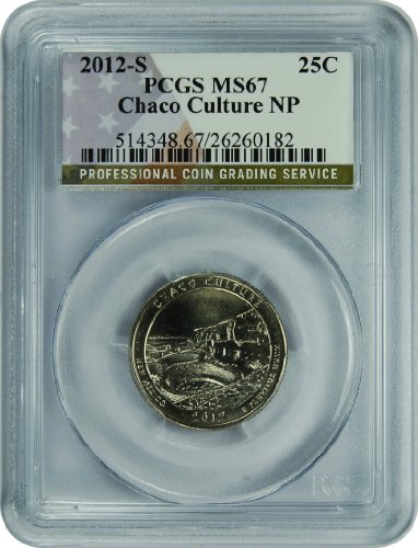 2012 S Chaco Culture National Park Quarter BM PCGS MS-67