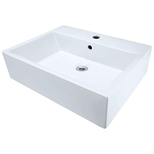 MR Direct v2502-w Sink in White Porcelain Vessel