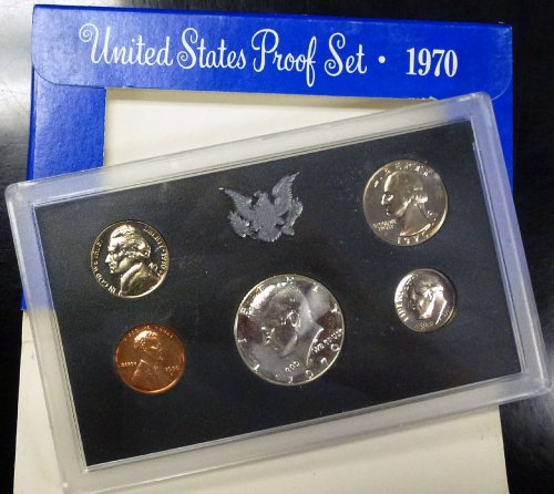 1970 S Proof set with relatively nice box Various US Mint Proof