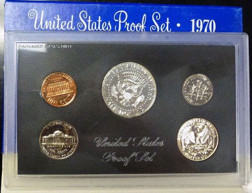 1970 S Proof set with relatively nice box Various US Mint Proof