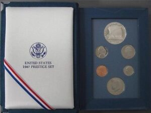 1987 us mint constitution prestige proof coin set