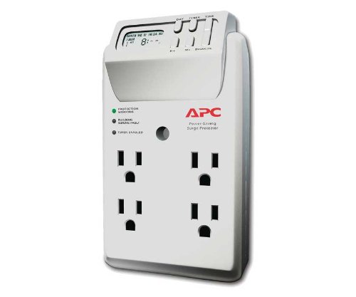 APC SurgeArrest Essential 4-Outlets Surge Suppressor - 4 x NEMA 5-15R - 1020 J - 120 V AC Input - 120 V AC Output (151503)