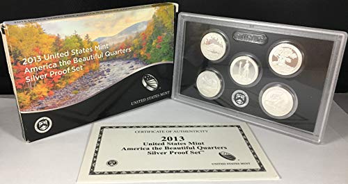 2013 S US Mint America the Beautiful Quarters Silver Proof Set™ Original Government Packaging