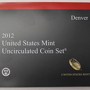 2012 United States Mint Uncirculated Coin Set (U12) in Original Government Packaging