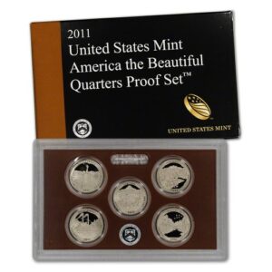 2011 S US Mint Quarters Proof Set OGP