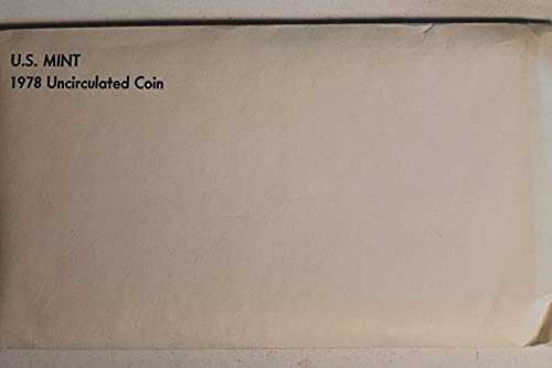 1978 United States Mint Uncirculated Coin Set in Original Government Packaging