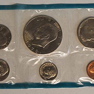 1978 United States Mint Uncirculated Coin Set in Original Government Packaging