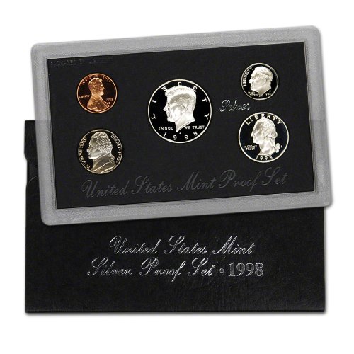 1998 S US Mint Silver Proof Set