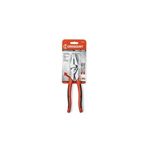 Crescent 9" Lineman's Compound Action Dual Material Pliers - CCA20509, Red