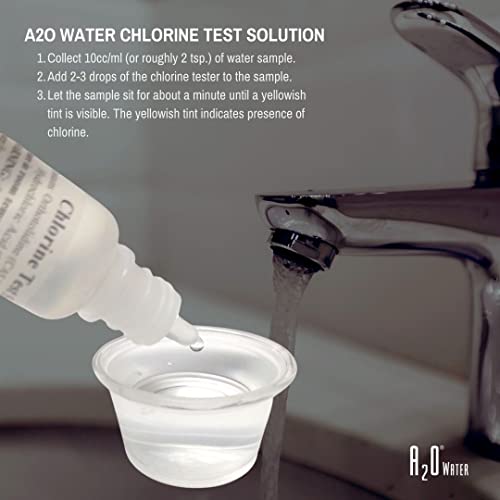 A2O Water - Made in USA, Combo Special: pH & Chlorine Test Solution