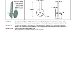 Delta Faucet DF549 Hollow Wall Anchor for Bathroom Safety Grab Bar