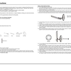 Delta Faucet DF549 Hollow Wall Anchor for Bathroom Safety Grab Bar