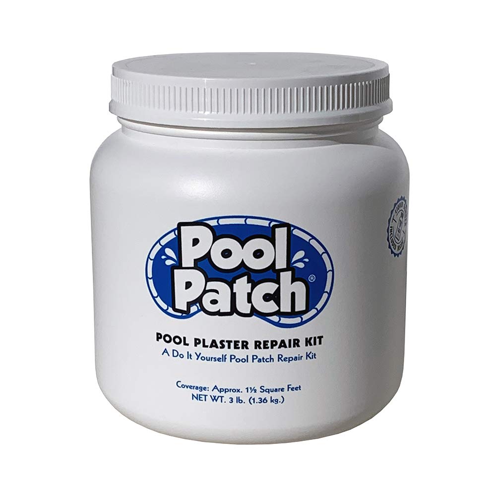 Pool Patch Pool Plaster Repair Kit, 3-Pound, White