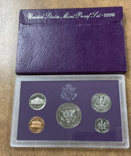 1990 S Proof set Various US Mint Proof