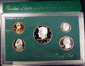 1997 u.s. mint proof set original mint pkg