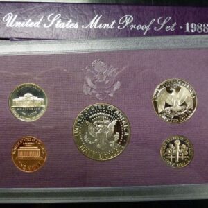 1988 S Proof Set Various US Mint Original Mint Pkg