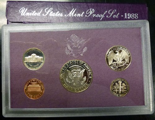 1988 S Proof Set Various US Mint Original Mint Pkg