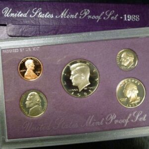 1988 S Proof Set Various US Mint Original Mint Pkg