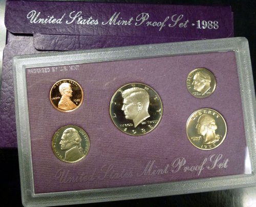 1988 S Proof Set Various US Mint Original Mint Pkg