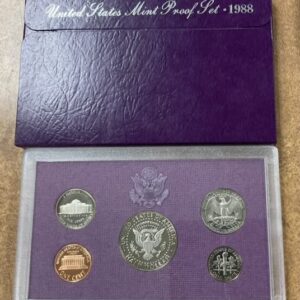 1988 S Proof Set Various US Mint Original Mint Pkg