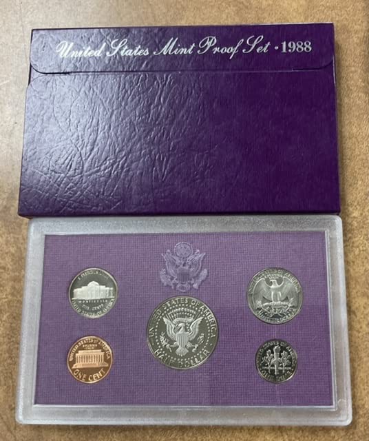 1988 S Proof Set Various US Mint Original Mint Pkg