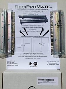 recipromate- reciprocating saw guide attachment for cutting 4x4 fence and deck posts