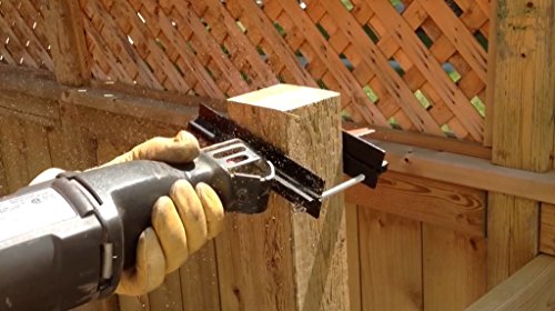 ReciProMate- Reciprocating Saw Guide Attachment For Cutting 4x4 Fence and Deck Posts