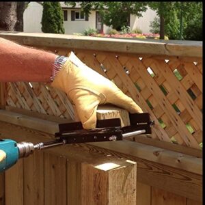 ReciProMate- Reciprocating Saw Guide Attachment For Cutting 4x4 Fence and Deck Posts