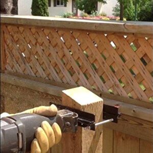 ReciProMate- Reciprocating Saw Guide Attachment For Cutting 4x4 Fence and Deck Posts