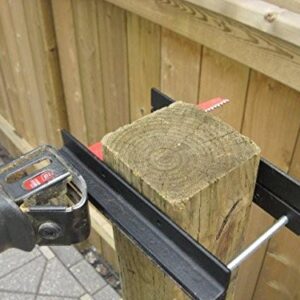 ReciProMate- Reciprocating Saw Guide Attachment For Cutting 4x4 Fence and Deck Posts