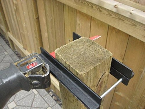 ReciProMate- Reciprocating Saw Guide Attachment For Cutting 4x4 Fence and Deck Posts