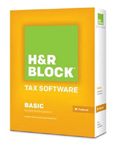 H&R BLOCK Tax Software Basic (Simple Tax Situations) Federal 2013