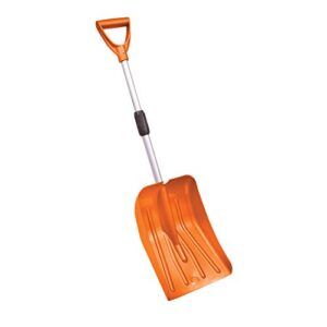 emsco group 1174a6 bigfoot collapsible lightweight aluminum-polyethylene scoop, car trunk snow shovel