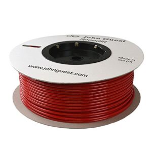 john guest red 500 ft/roll 1/4" polyethylene tube tubing drinking water ro reverse osmosis di aquarium pipe lldpe