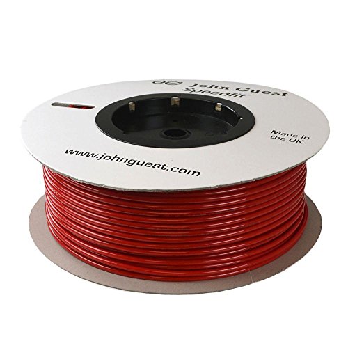 John Guest Red 500 ft/roll 1/4" Polyethylene Tube Tubing Drinking Water RO Reverse Osmosis DI Aquarium Pipe LLDPE