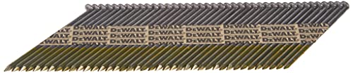 DEWALT Framing Nails, Paper Tape, 30-Degree, Smooth Shank, Bright Finish, Off-Set Round Head, 3-Inch x .120-Inch, 2500-Pack (DPT-10D120FH)