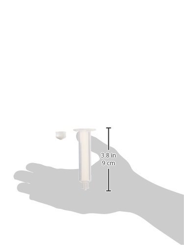 Techon Systems 7100LL1NWPK 700 Series Syringe Kit, 10 cc Barrel, Natural, Wiper Piston White (Pack of 50)