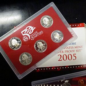 2005 S Silver Proof Set Various US Mint Ogp